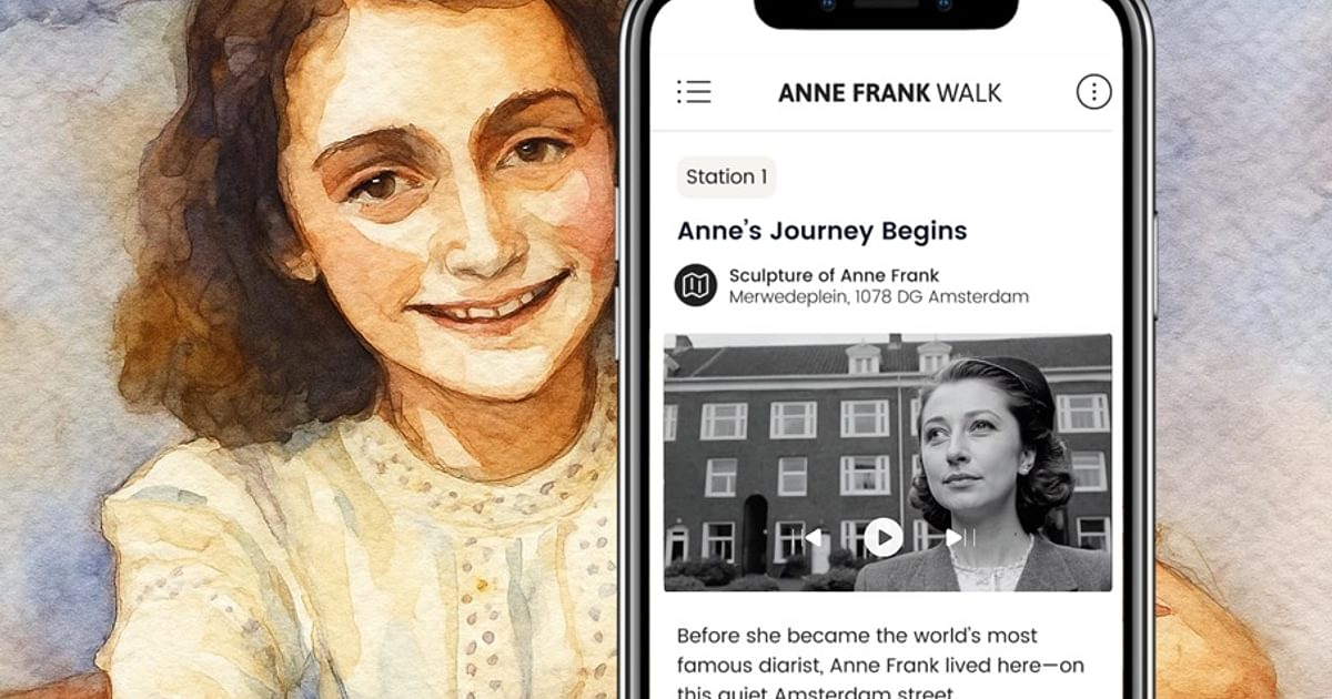 The Anne Frank Walk - Self-guided Amsterdam tour past important places ...